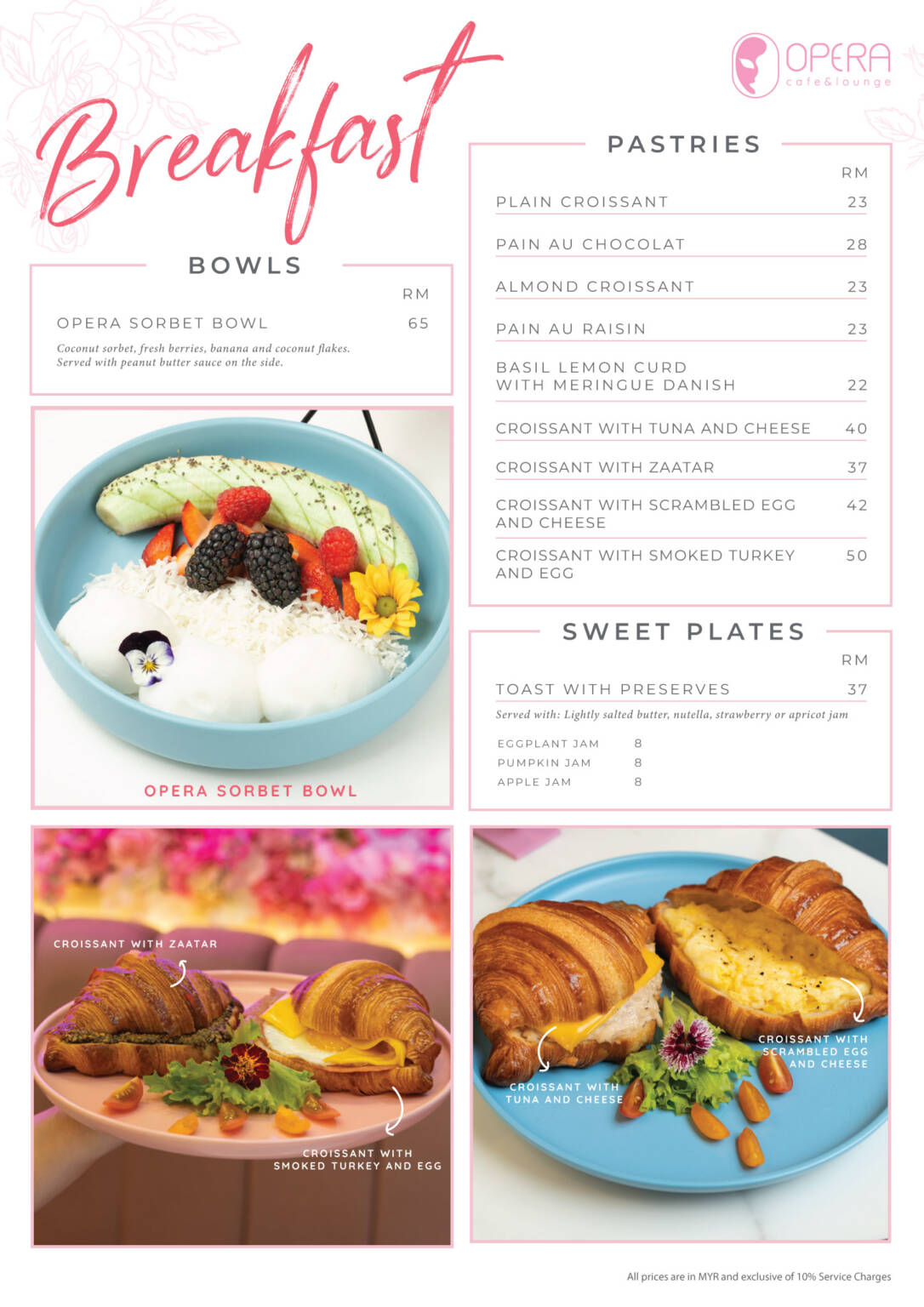 Our Menu – Opera Café & Lounge