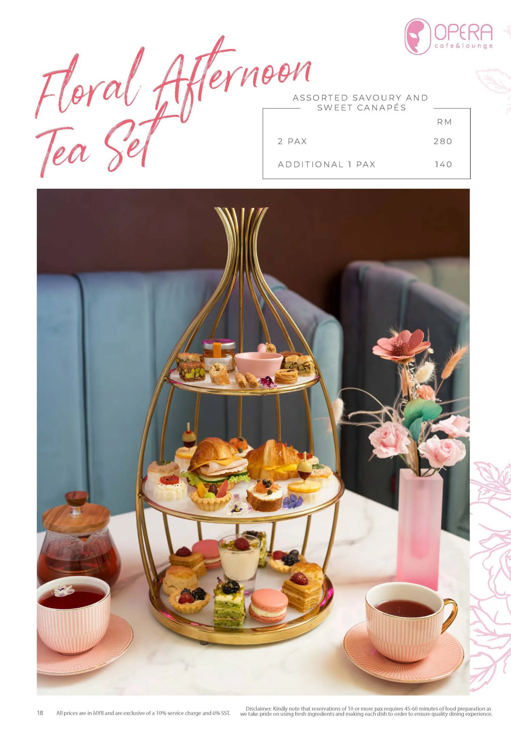 Our Menu – Opera Café & Lounge