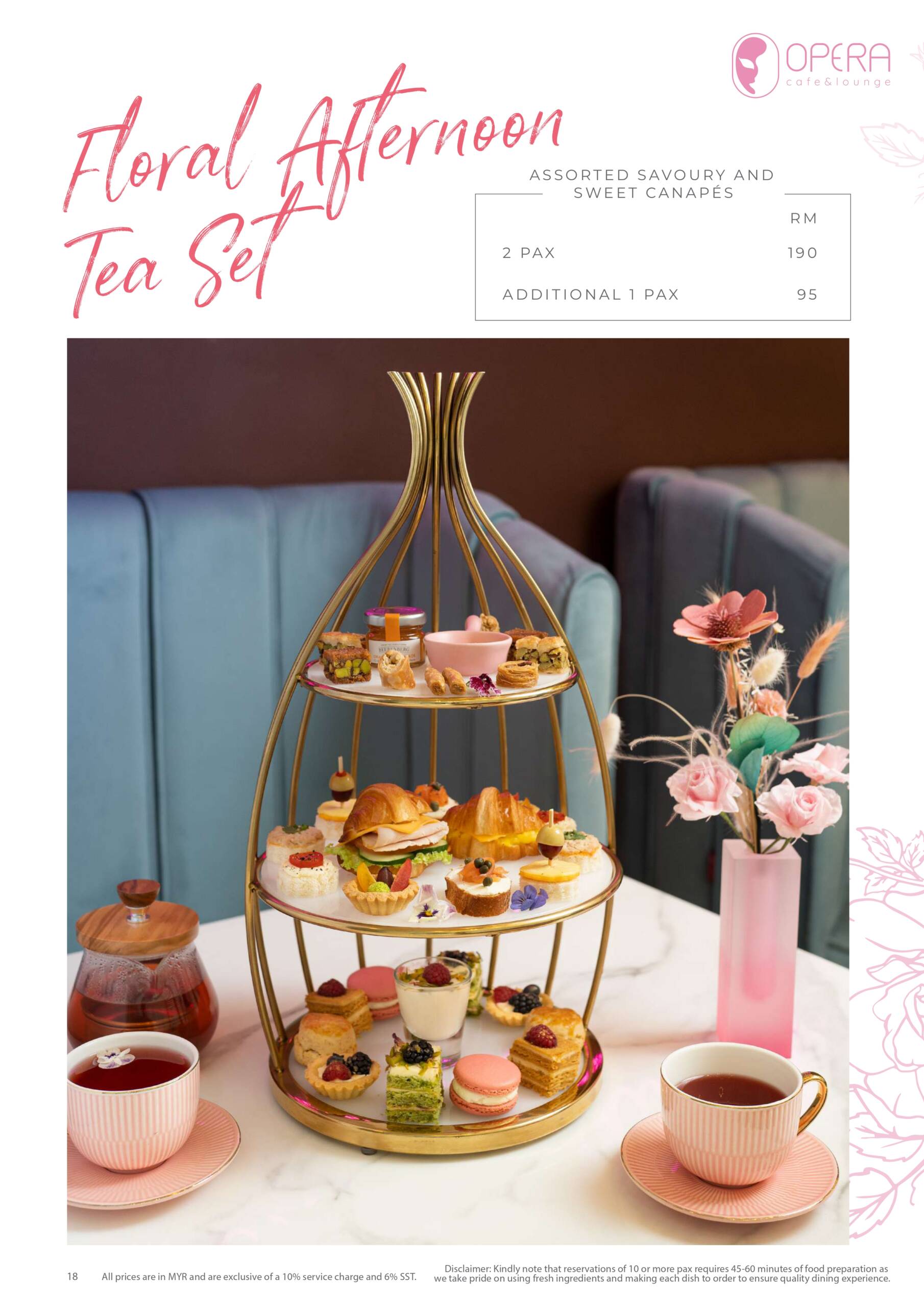 Our Menu – Opera Café & Lounge